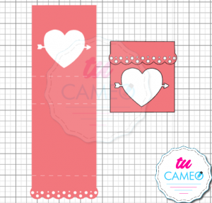 Caja Corazon Listo Para Silhouette Tu Cameo